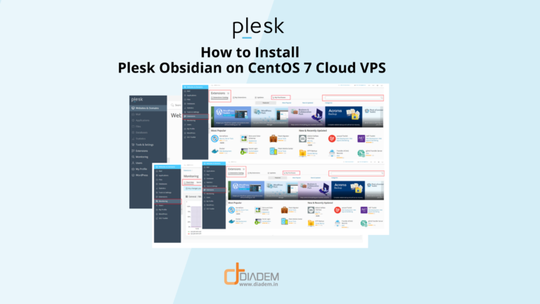 Full Guide to Install Plesk Obsidian on CentOS 7 Cloud VPS