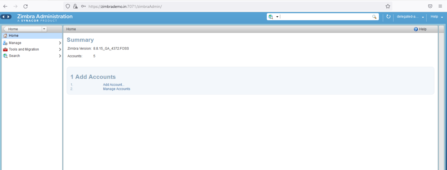 Zimbra Admin Console - Beginners Guide For Mali Server Admin