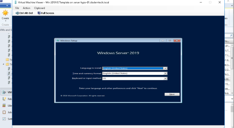 Windows Hyper-V Manager - Virtual Machine Creation Guide
